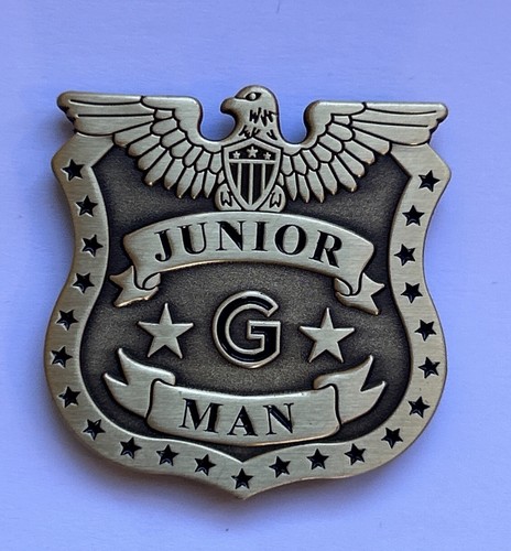 FBI Junior “G” Man Metal Badge | eBay