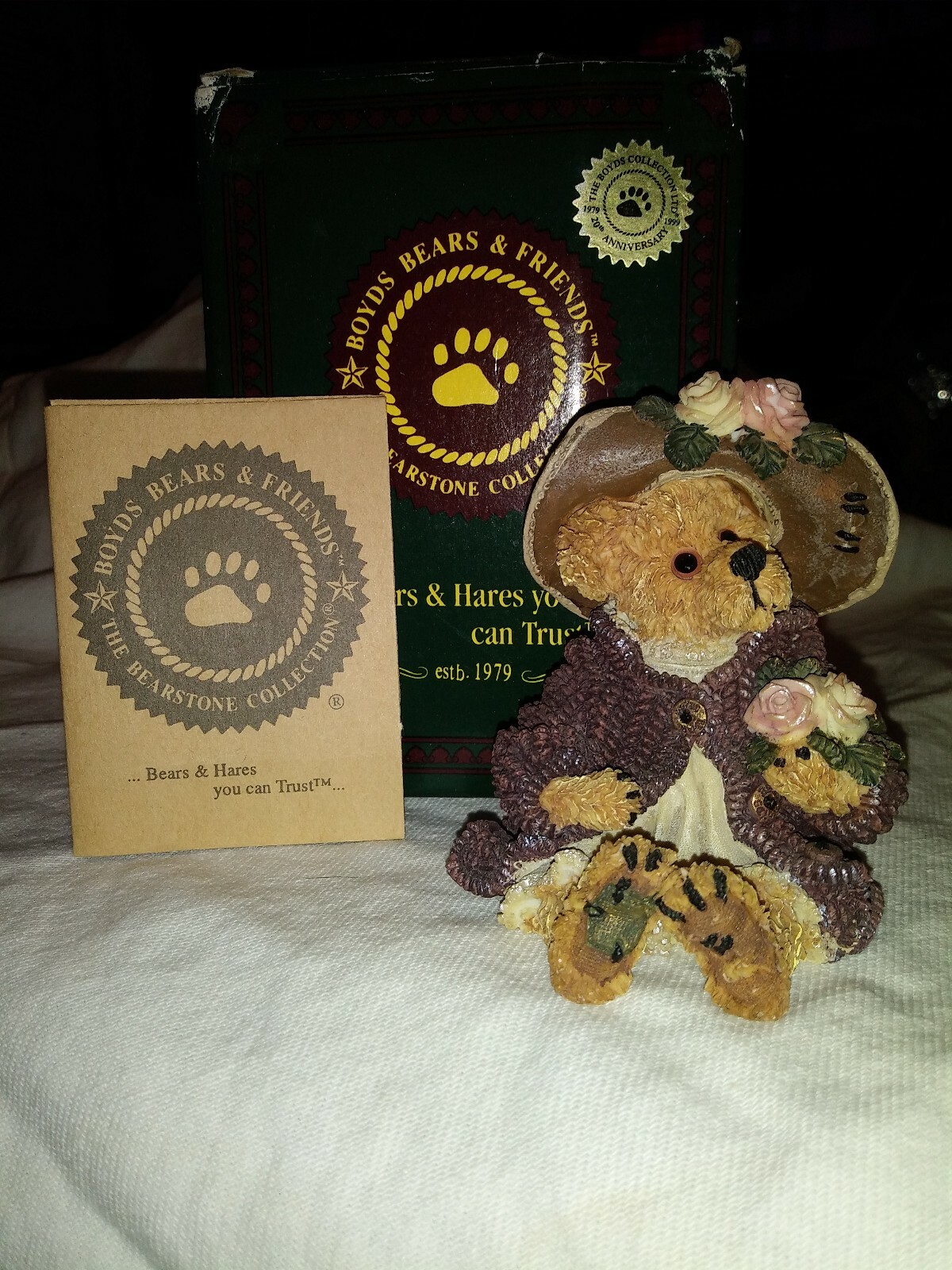 1999 Boyds Bears "Mrs. Tuttle...Stop & Smell the Roses" # 228315 | eBay