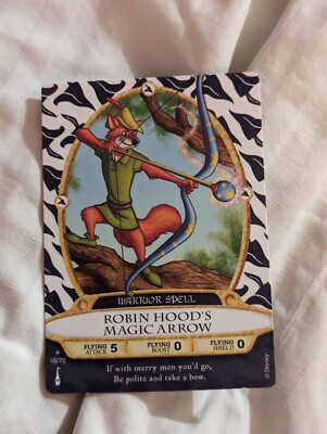Disney Sorcerers of Magic Kingdom card 16/70 Robin Hoods Magic arrow ...