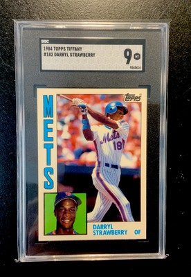 1984 Topps TIFFANY #182 Darryl Strawberry SGC 9 Mint Iconic | eBay