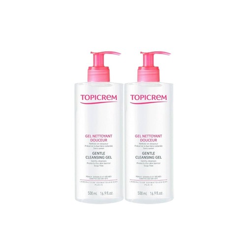 Gel nettoyant Topicrem Dúo 2 x 500 ml 2 Unités 3700281705454 | eBay