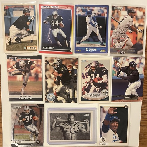 1990 Score Bo Jackson #697 Included With 11 Card Lot NFL & MLB | eBay