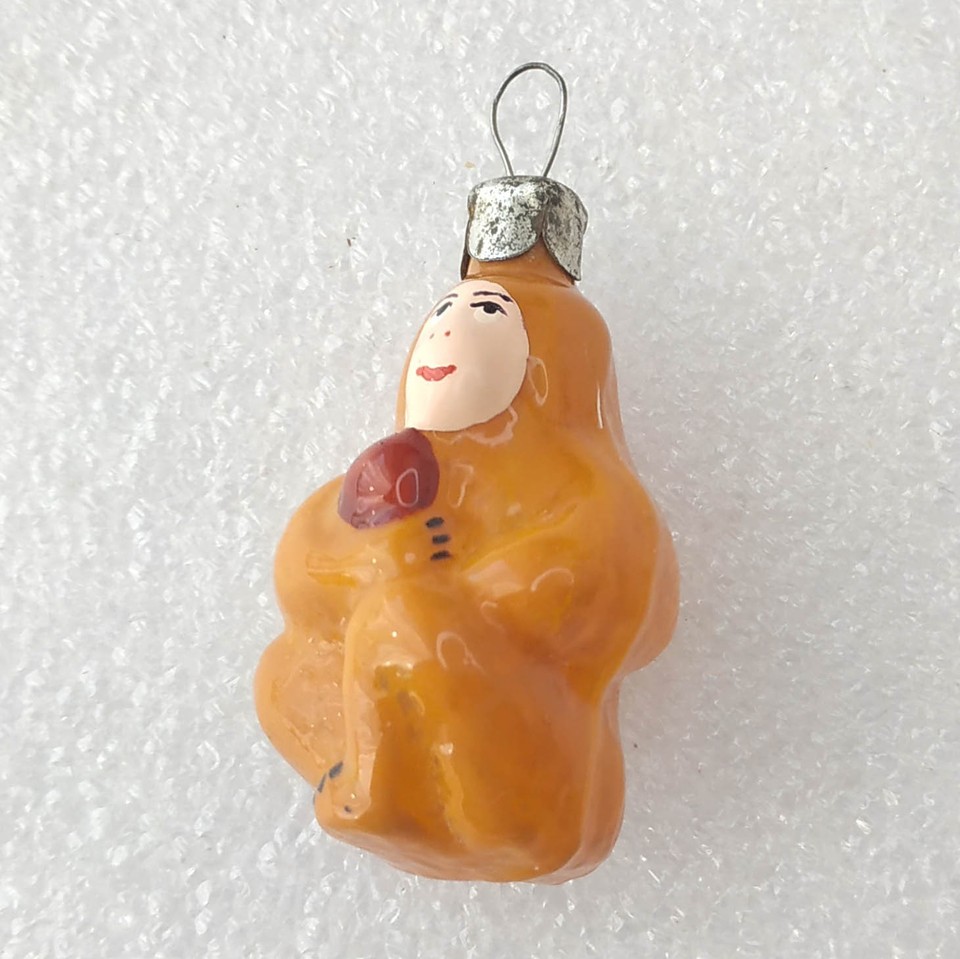 Rare Vintage Christmas Ornament Glass Antique Xmas USSR Fir-Tree Decor ...