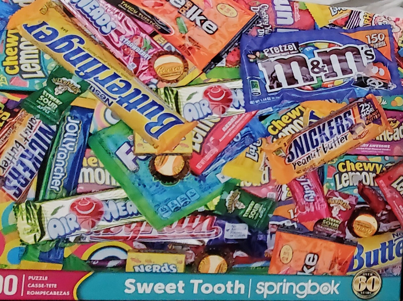 Springbok SWEET TOOTH 1000pc Puzzle Candy Chocolate COMPLETE ...