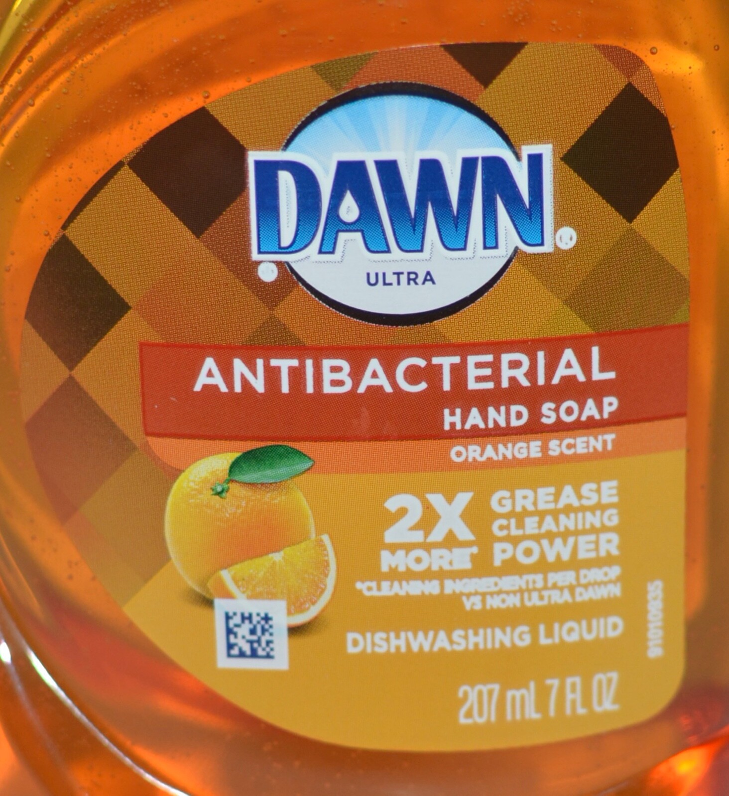 Antibacterial Dawn Ultra Dish Soap 7oz Dishwashing Liquid Orange Scent ...