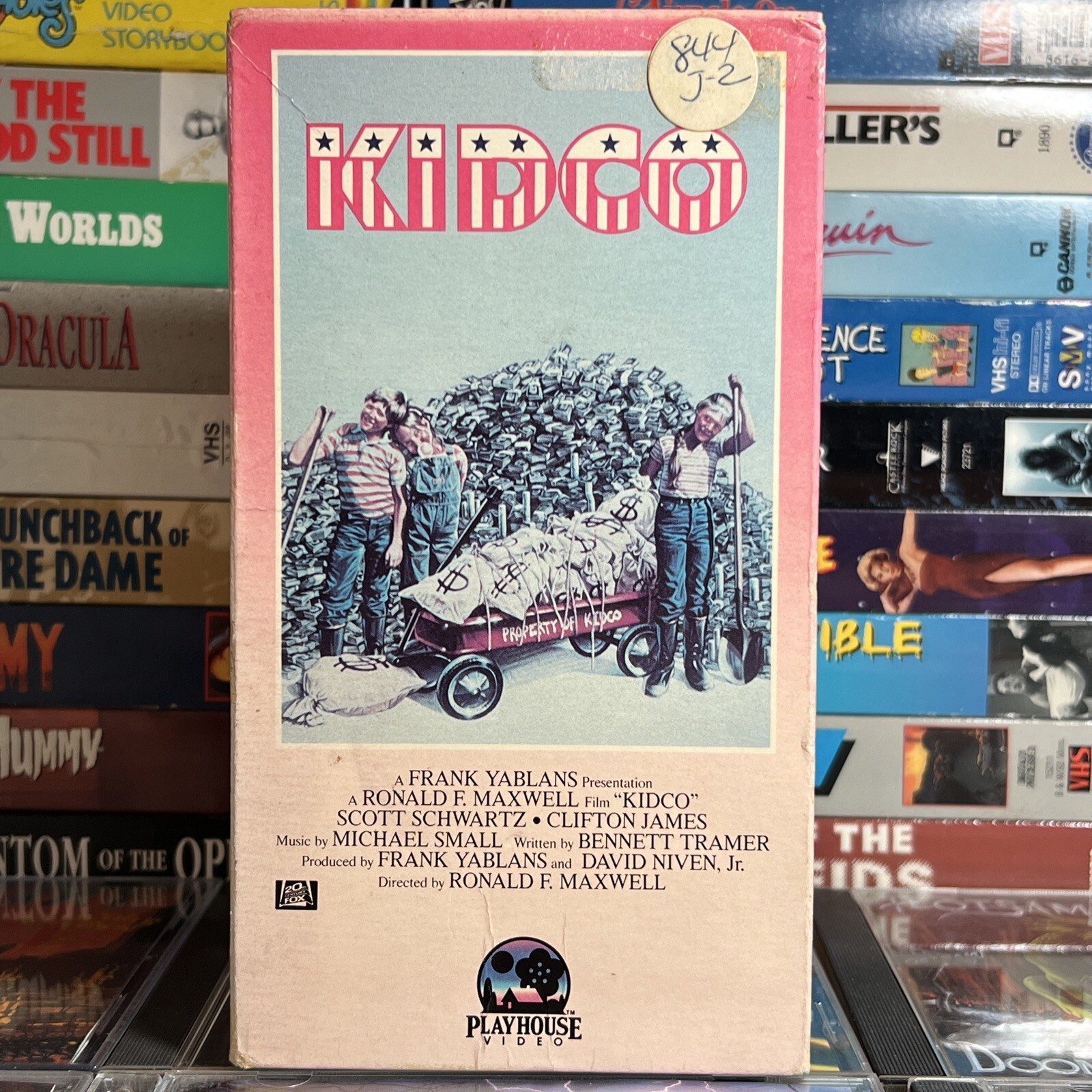 Kidco 1984 VHS Tested Former Rental Scott Schwartz Clifton James Cult ...