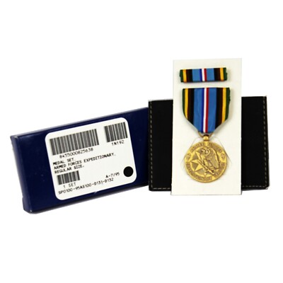 Armed Forces Expeditionary Medal Regular Size Includes Medal and Ribbon ...