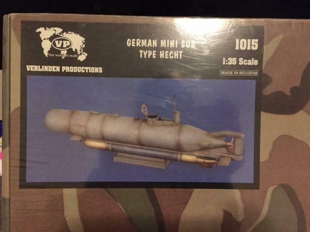 1/35 Verlinden Productions Resin German Mini Sub Type Hecht 1015 for ...