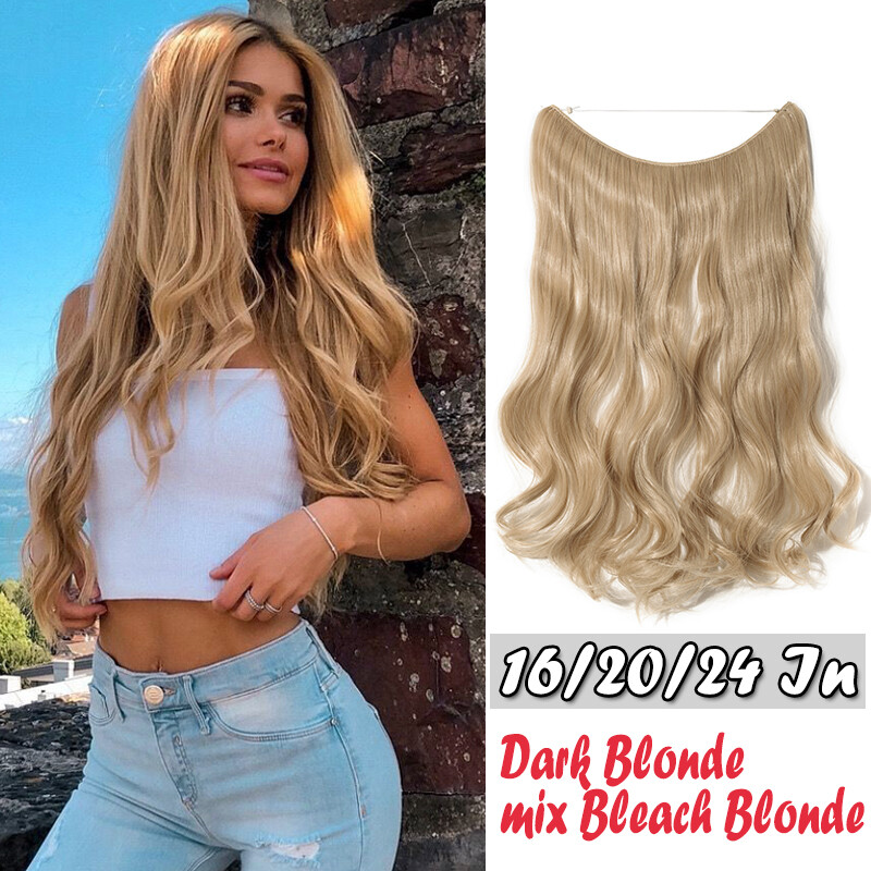 100% Natural As Human Thick Invisible Wire Softs Secret Wire In Hair ...