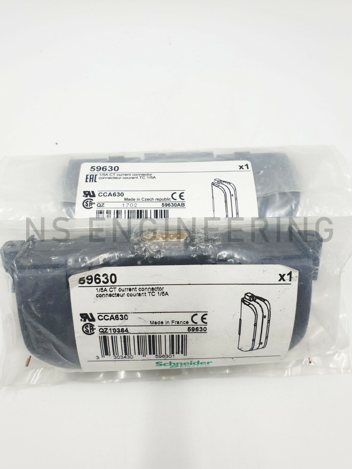 [NEW] Schneider Electric / 59630 / 1/5A CT CURRENT CONNECTOR / FREE ...