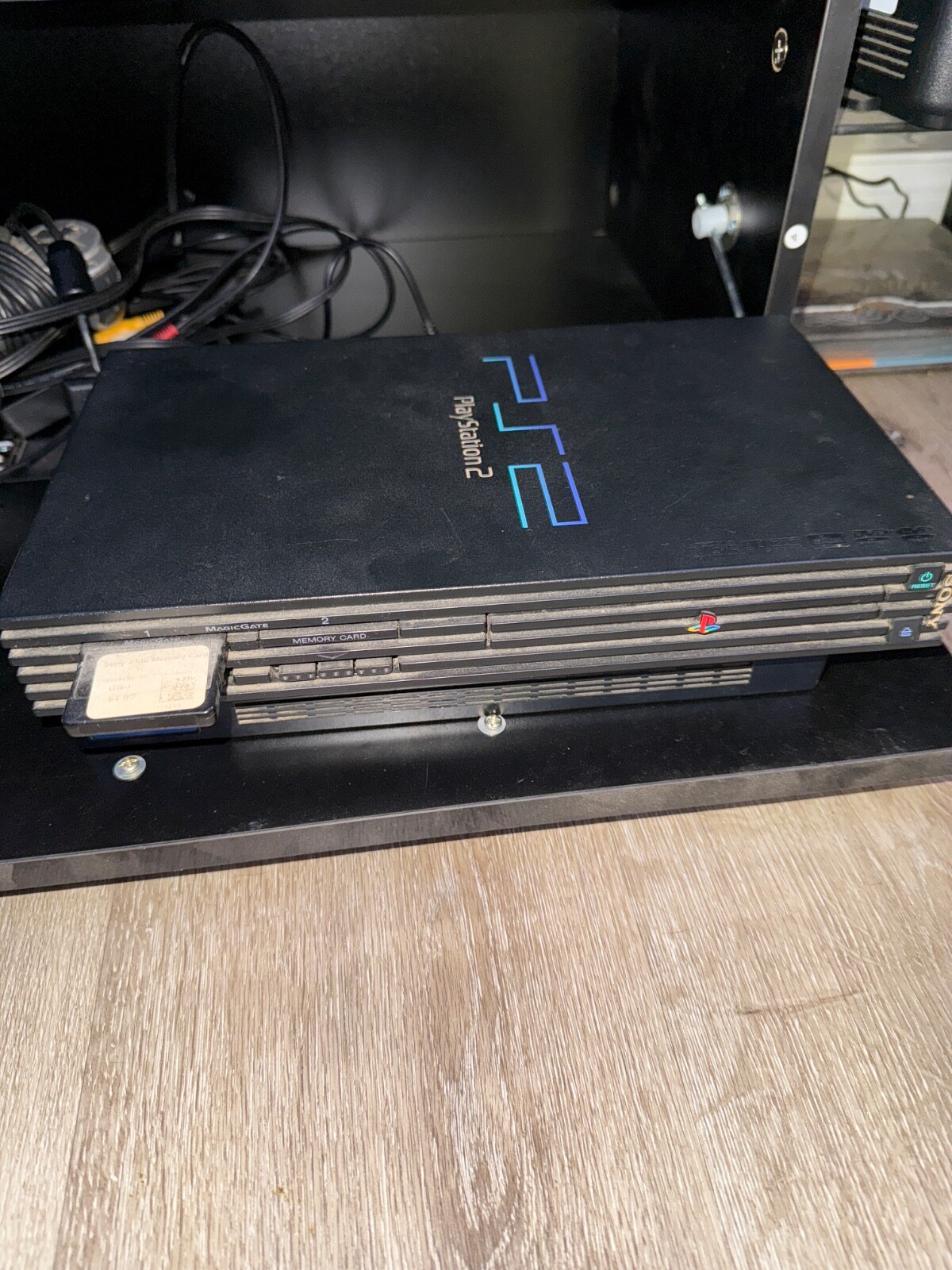 ps2 console fat bundle with guitar hero games and 2 guitar controllers ...