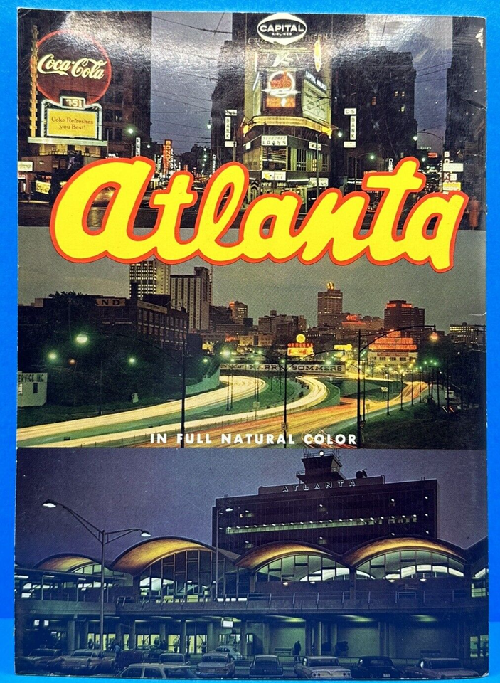 Atlanta Tourist Ad Promo Travel Booklet Mayor Allen Letter Pictures ...