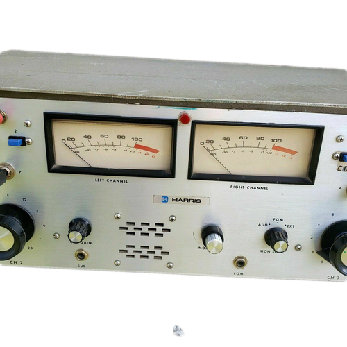 Harris Gates Studio Radio Broadcast Mixer Analog Stereo-5 Vintage Audio ...