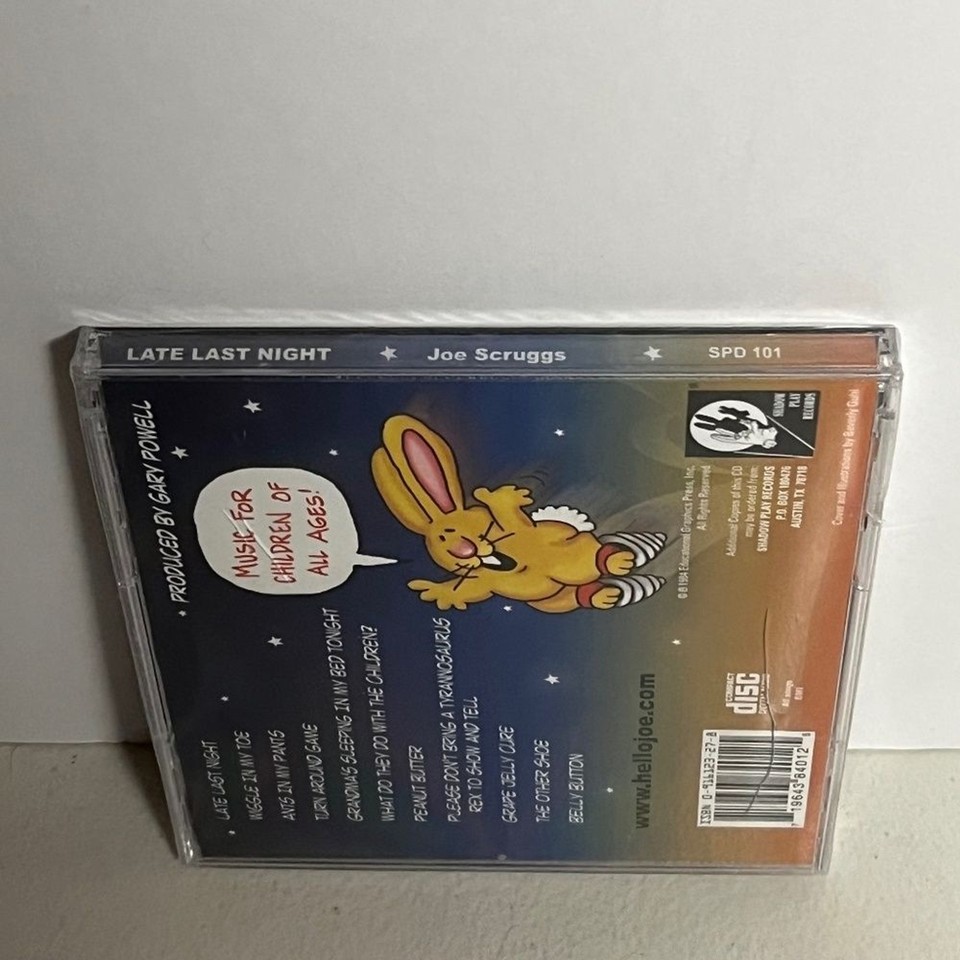 Vintage 1984 Joe Scruggs Late Last Night CD Childrens | eBay