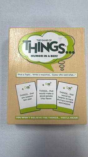 The Game of Things: Humor in a Box Party Game. (B39) | eBay