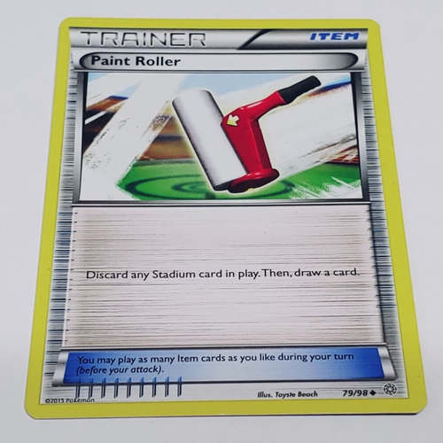2015 Pokemon TCG Paint Roller 79/98 Uncommon Ancient Origins Trainer ...