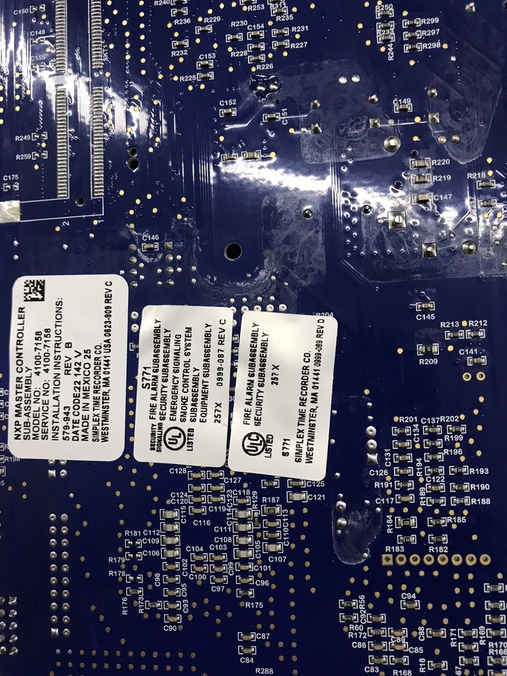 Simplex 4100-7158 / 566-719 4100ES Next Generation Processor Assy. Rev ...