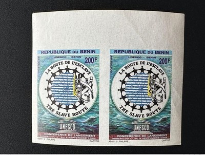 Benin 1994 Mi. 619 IMPERF ND 200F UNESCO Route de l'Esclave Conférence ...