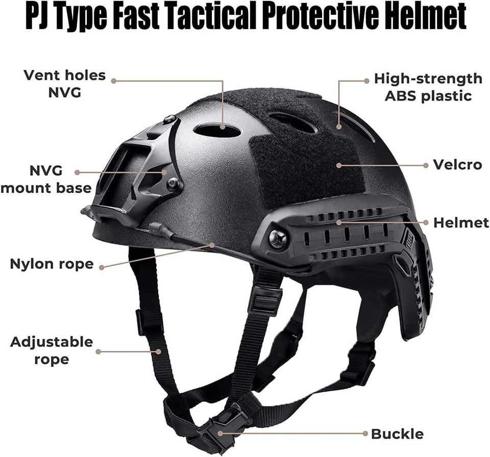 Bump Army Tactical Helmet - Kids, Men & Women - Swat, Sniper, Combat ...