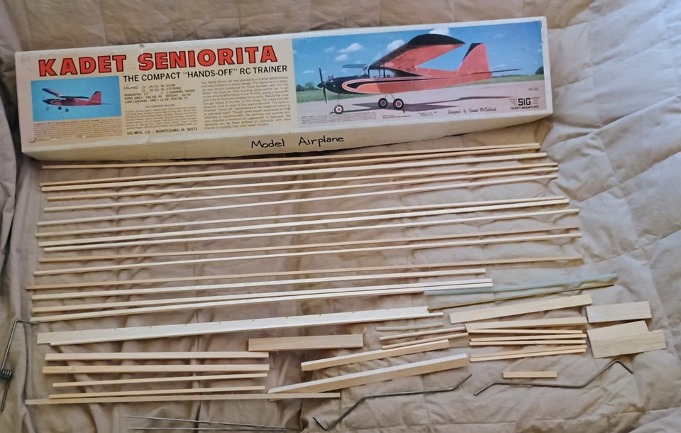 SIG Kadet seniorita RC Model Airplane Kit | eBay