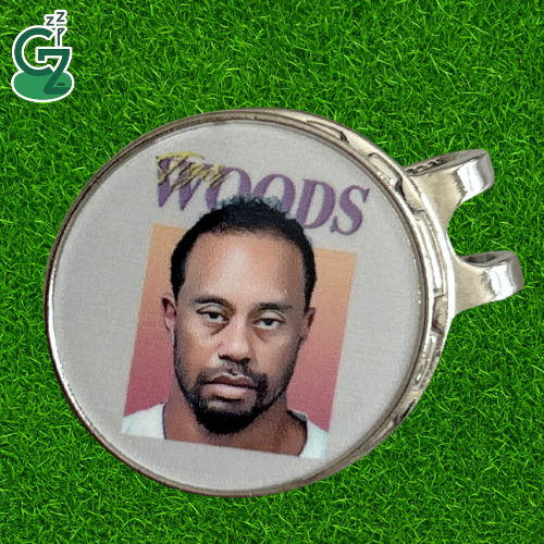 Tiger Woods Mug Shot Ball Marker W/ Hat Clip | eBay