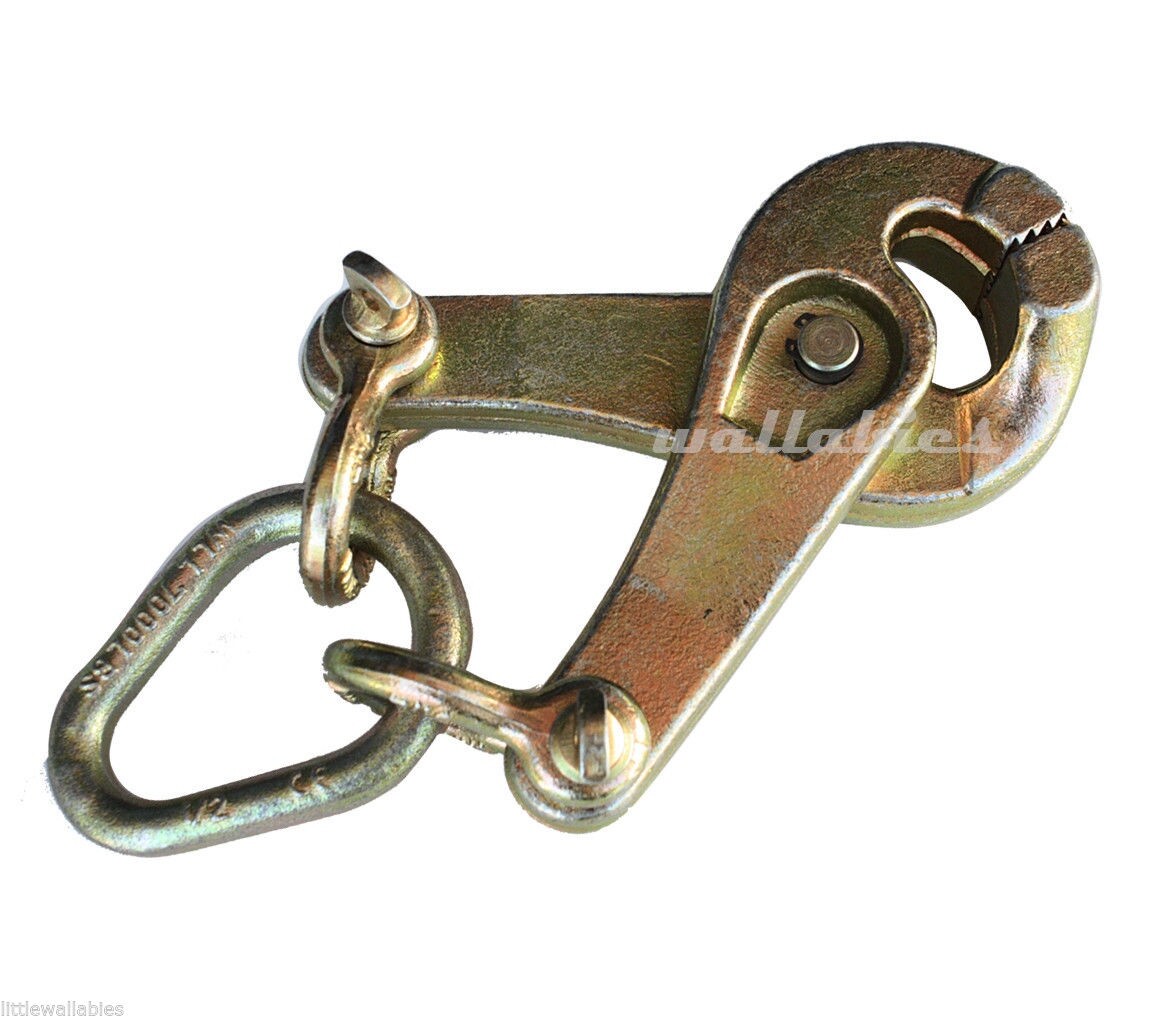 3 Ton Self-Tightening Scissor Clamp Serrated Jaw Pulling 4 Auto Body ...