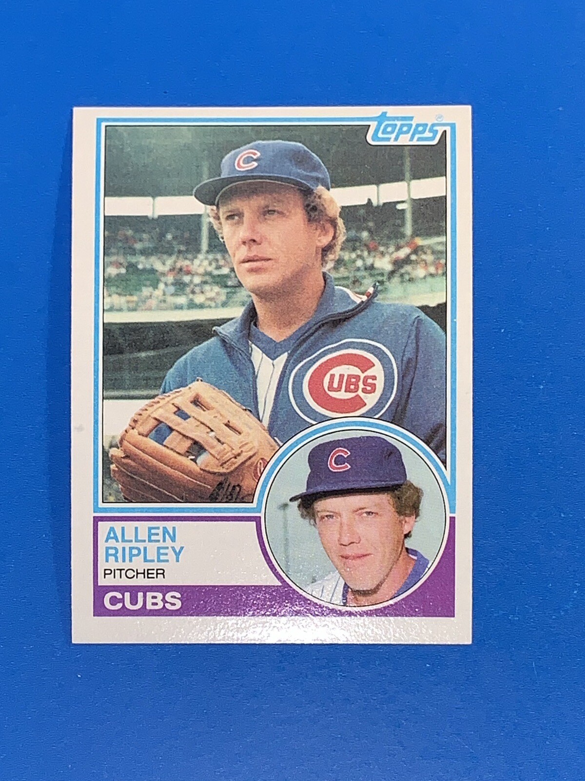 1983 Topps Allen Ripley Baseball Card #73 Chicago Cubs Set Break NM ...