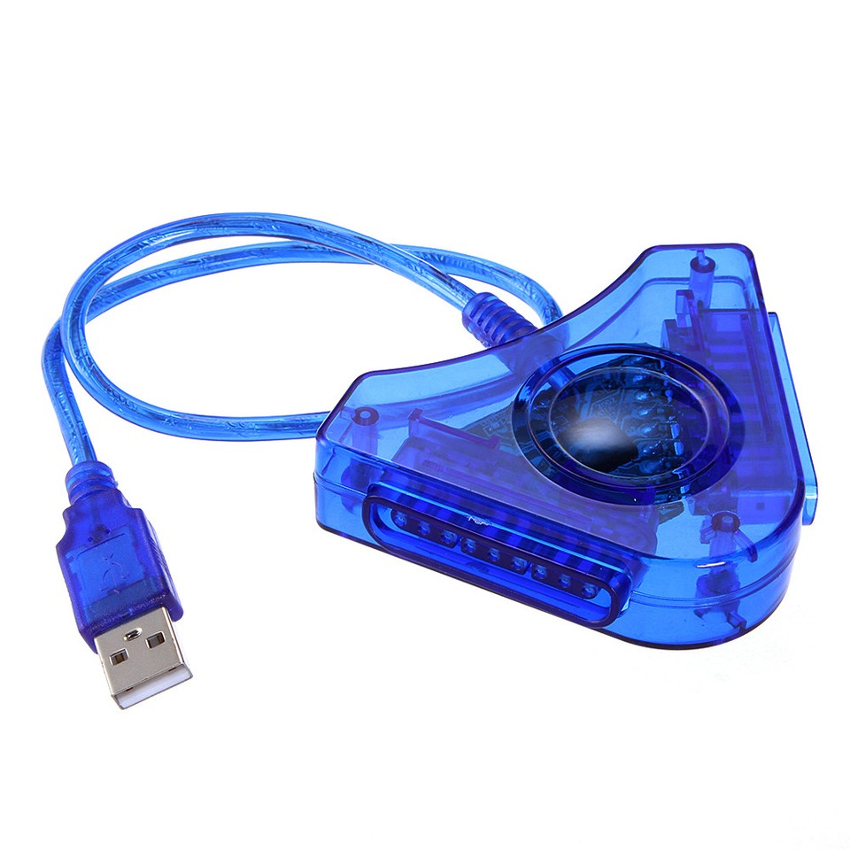 Adapter Cord for Sony Playstation 2 PS2 to PC USB Controller Converter ...