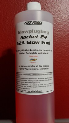 24% Nitro Glowplugboy Rocket 24 1/2A Glow Fuel (1 Qt.) | eBay