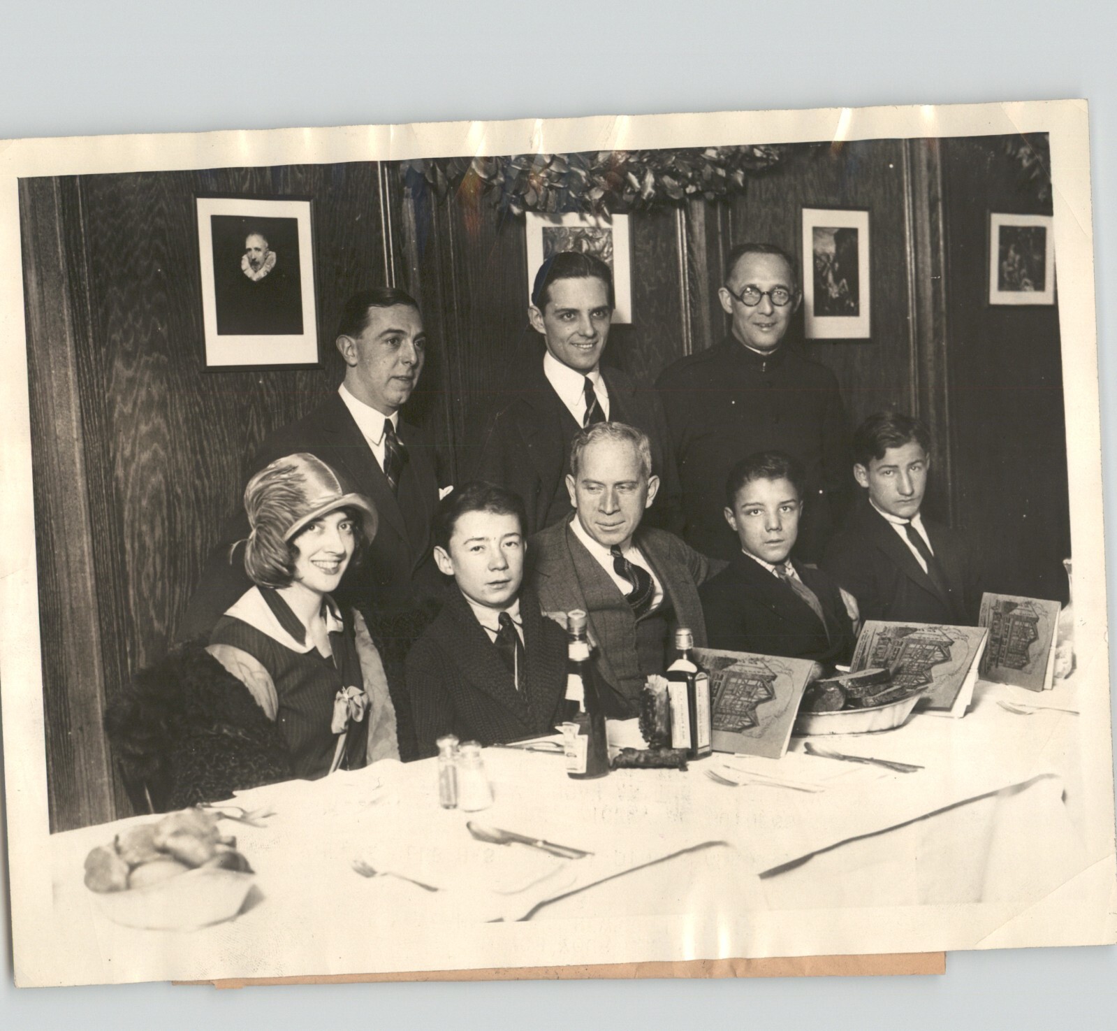 HARLEM MOHAWK GANG at Cheese Club Dinner NEW YORK Vintage 1924 Press ...