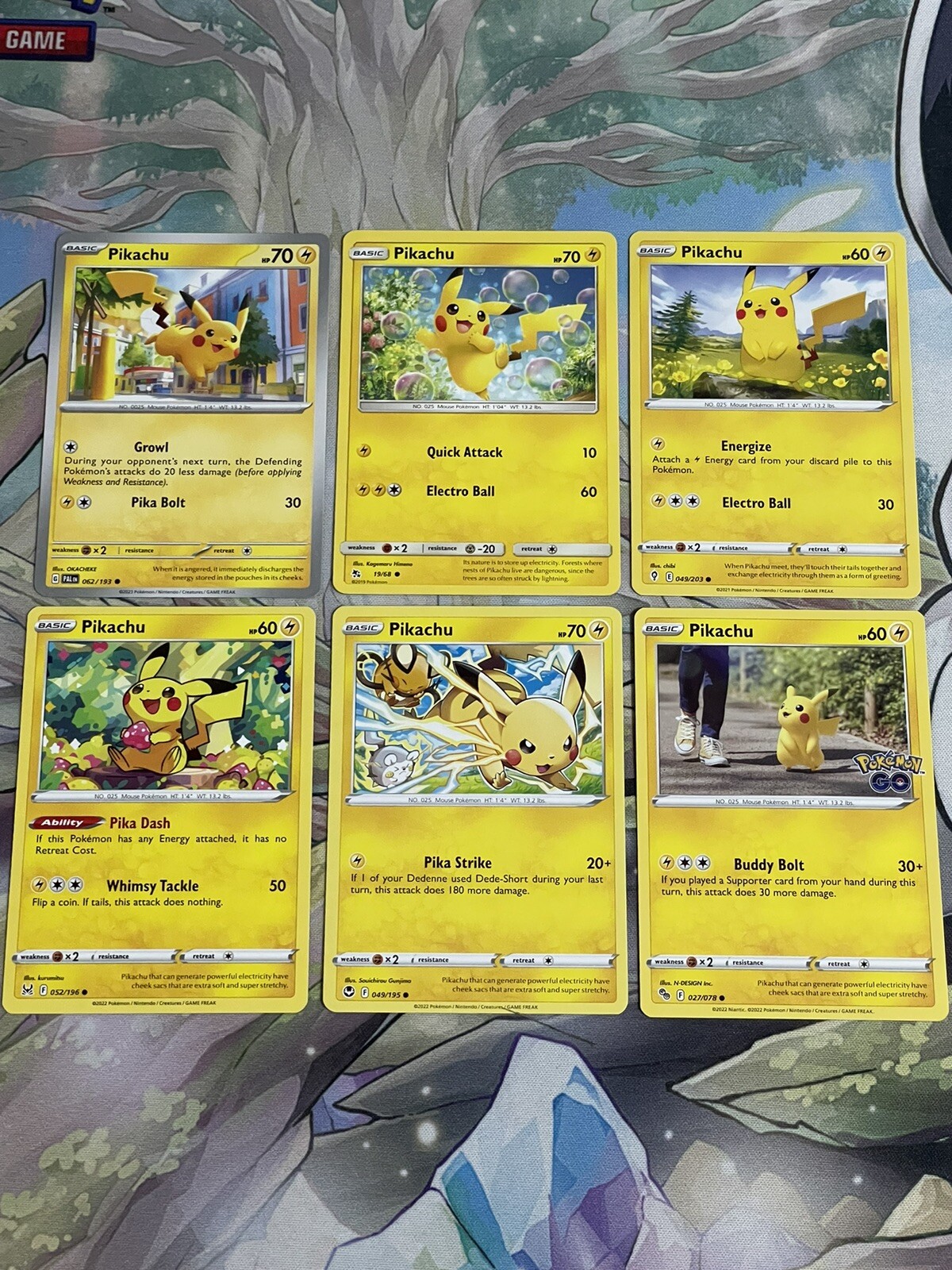 Pikachu (x6) Pokemon Cards Bundle - NM+ - BEST PRICE ON EBAY & Fast ...