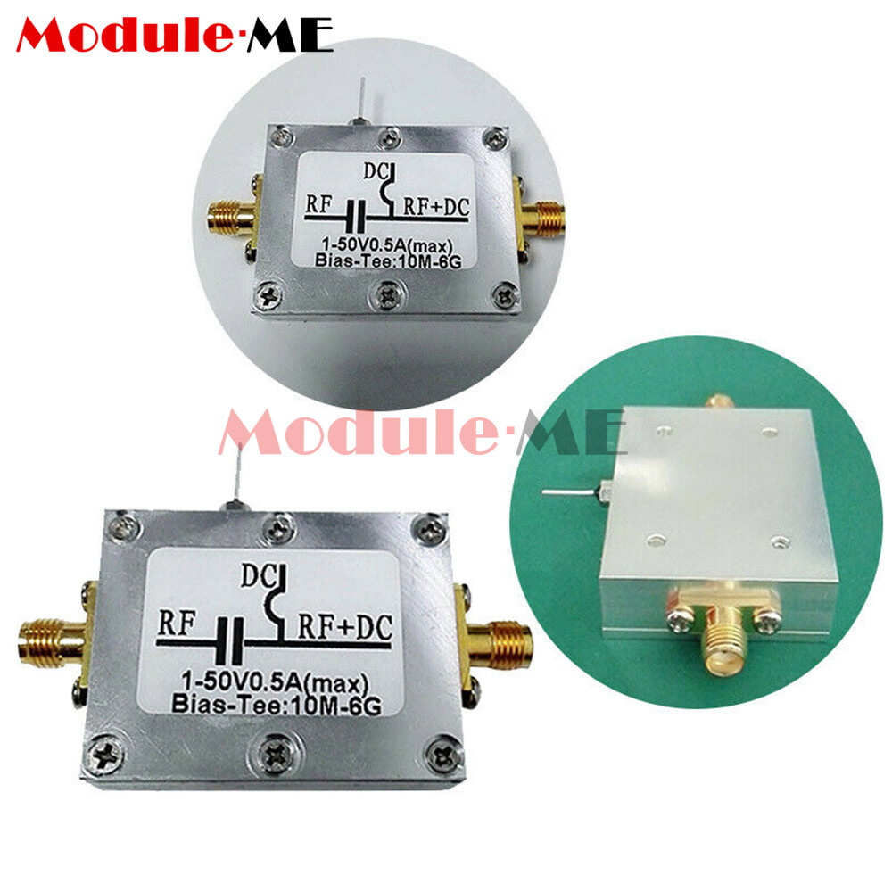 10MHz-6GHz RF Biaser Bias Tee Amplifier +Case LNA Low Noise HAM Radio F ...