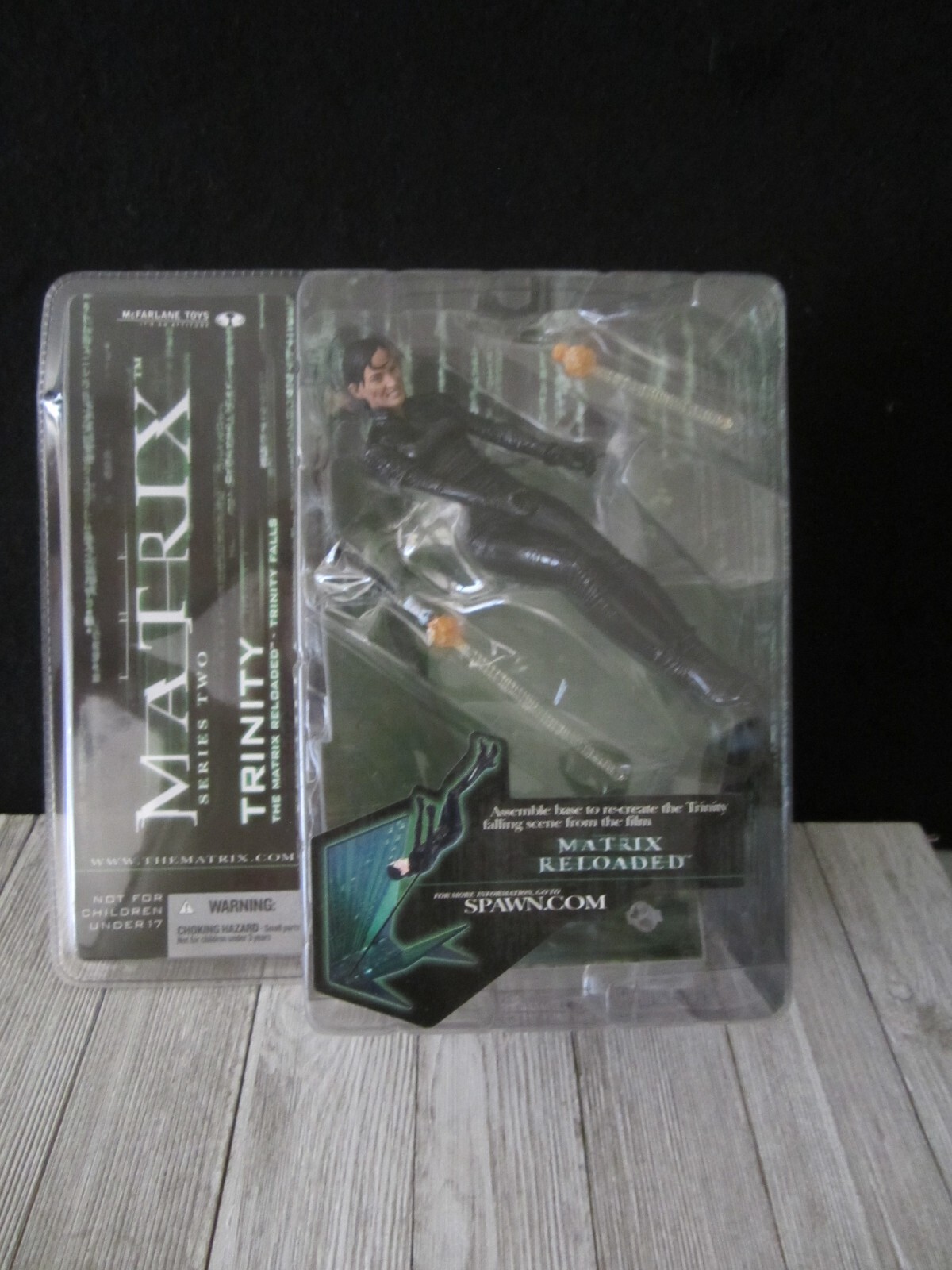 SPAWN The Matrix Series 2 "Trinity" Action Figure 2003 McFarlane Toys ...