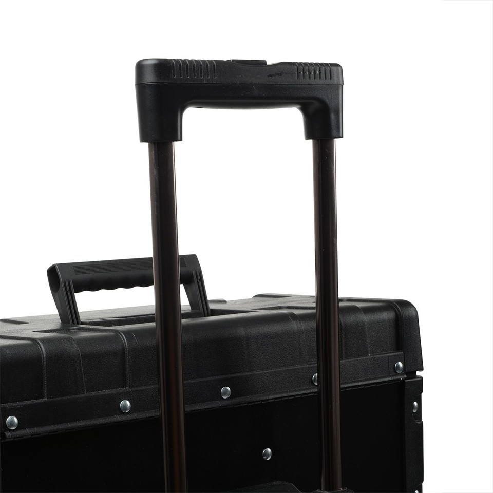 SGS Mobile Rolling Suitcase Tool Box 4 Drawers, Top Box w/ Tray, Clasps ...