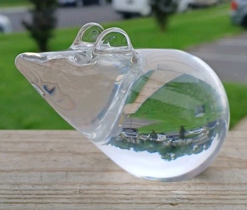 Steuben MOUSE Glass Crystal #8242 - Squeak, Squeak 3.5" X 2.5" | eBay