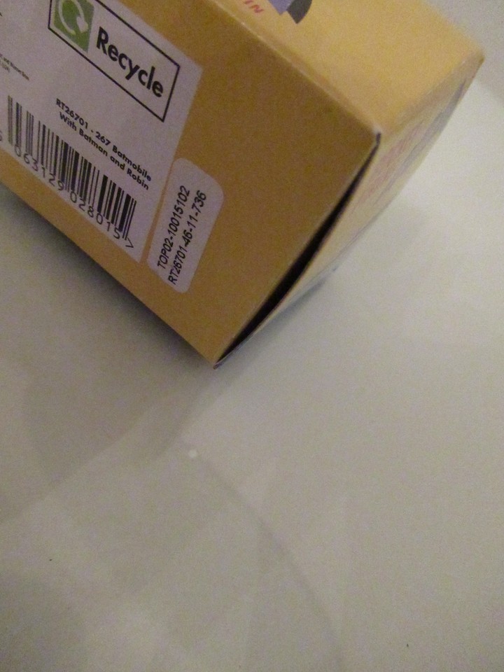 Corgi 267 - 2024 Re-issue (?) Batmobile Black Gloss with Batman & Robin ...