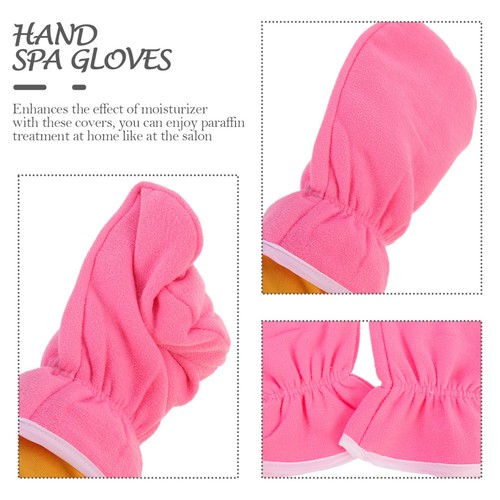 3 Pairs of Paraffin Wax Mitts Paraffin Mitts Wax Bath Gloves Hand SPA ...