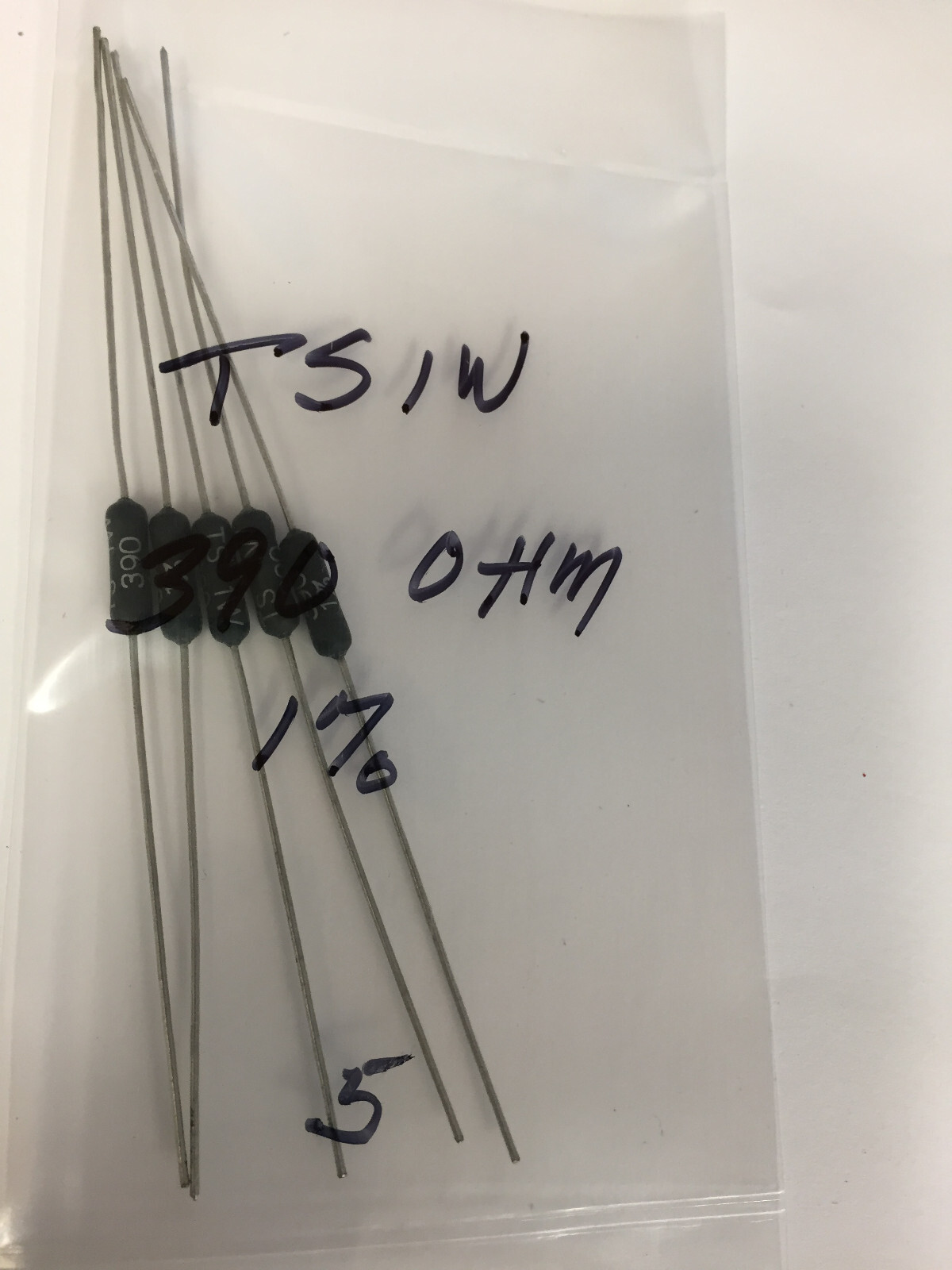 TS 1W 390 OHM 1% RESISTORS 5 PCS NOS | eBay