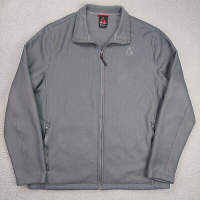 Gerry Fleece Full Zip Jacket Long Sleeve Men's Size XL Gray Midweight ...