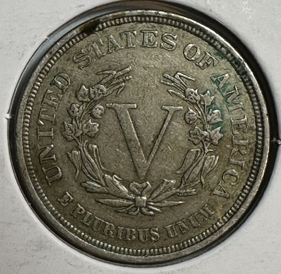 1883 No Cent Liberty V Nickel Coin - (30-3/IRY) | eBay