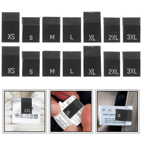 700 Pcs Size Marking Cloth Clothes Tags Garment Sewing Label for ...