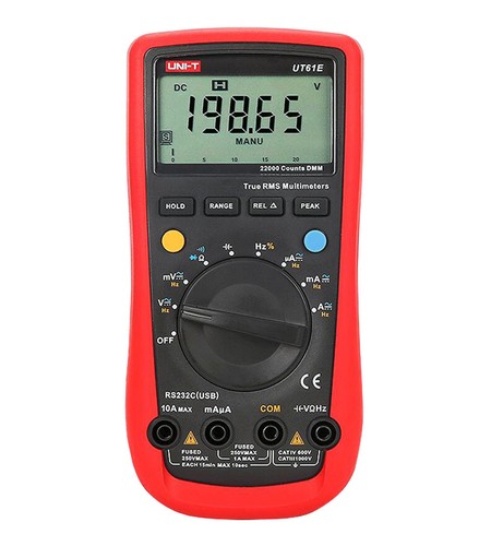 UNI-T Digital Multimeters AC/DC Modern Digital Auto Ranging Multimeters ...