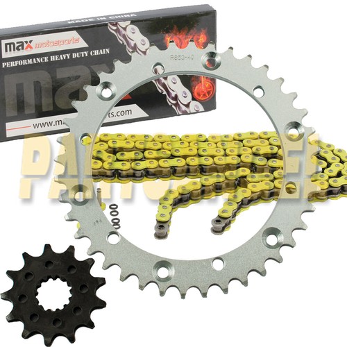 Yellow O-Ring Heavy Duty Chain Sprocket for 2001-2005 Yamaha YFM660R ...