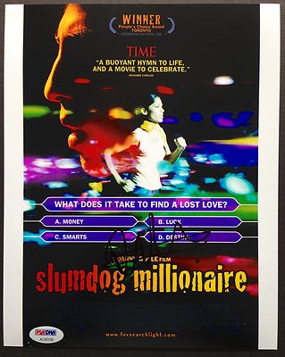 DEV PATEL SIGNED 8X10 PHOTO AUTOGRAPH PSA DNA COA SLUMDOG MILLIONAIRE ...