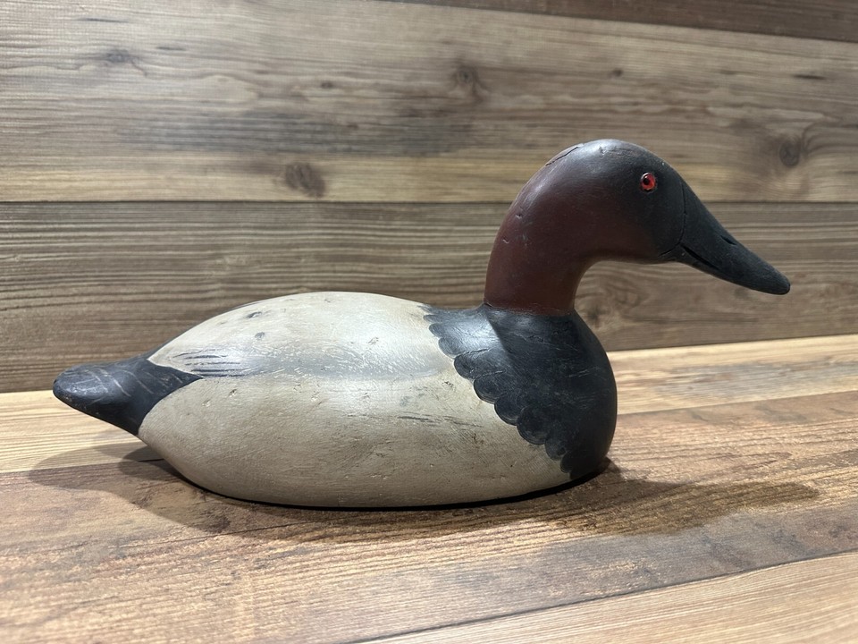 Antique Vintage Wood Duck Decoy **MASON** Canvasback Drake --- Seneca ...