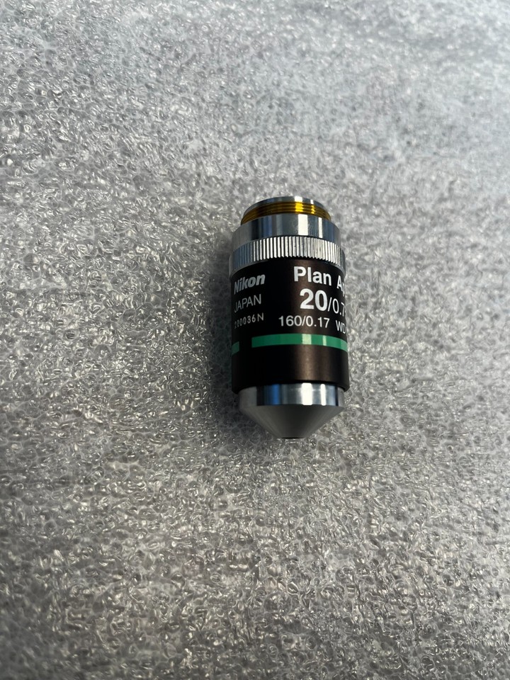 Nikon Plan APO 20x/0.75 160/0.17 BLACK Microscope Objective Lens FREE ...