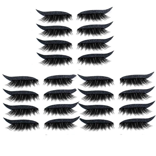 Set Reusable Eyeliner and False Eyelashes Eyeliner Sticker with ...