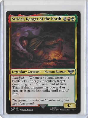 MTG Strider, Ranger of the North Lord of the Rings (LTR) Uncommon #0232 ...