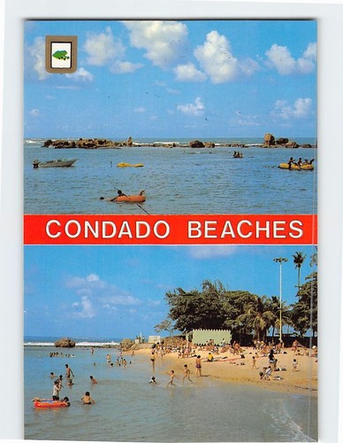 Postcard Condado Beaches San Juan Puerto Rico USA | eBay