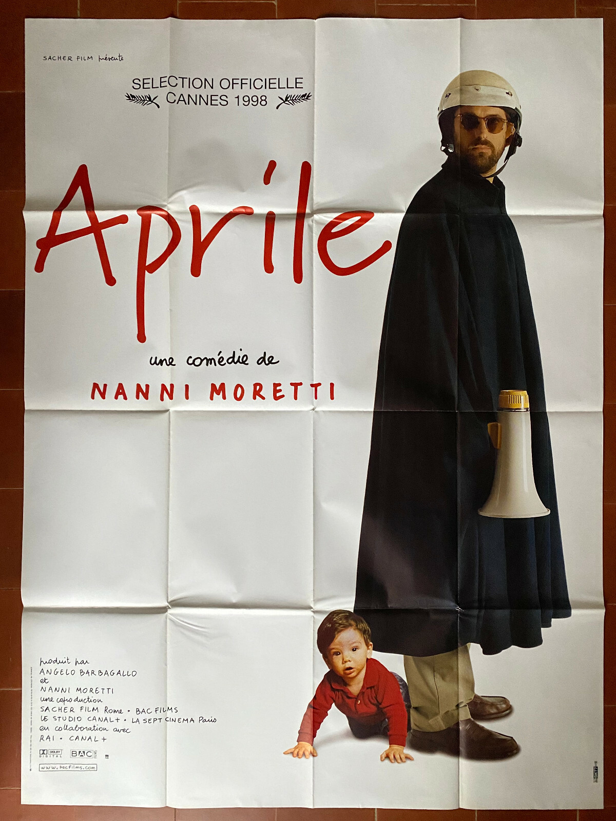 APRILE Poster Nanni MORETTI Silvia NONO Pietro MORETTI 120x160cm | eBay